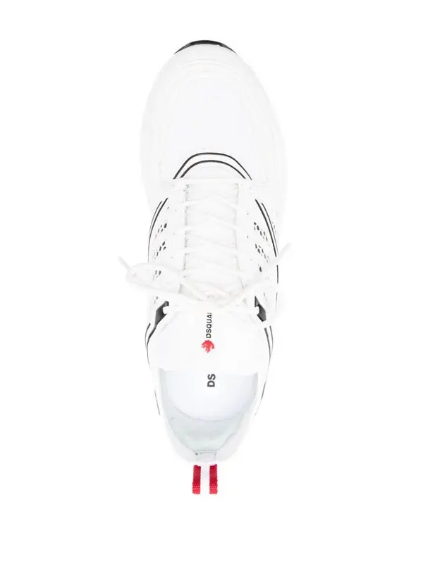 Dsquared2 X Dash Panelled Low-top Sneakers - White