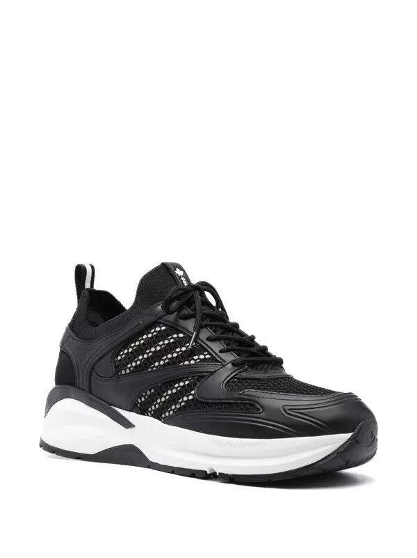 Dsquared2 X Dash Panelled Low-top Sneakers - Black