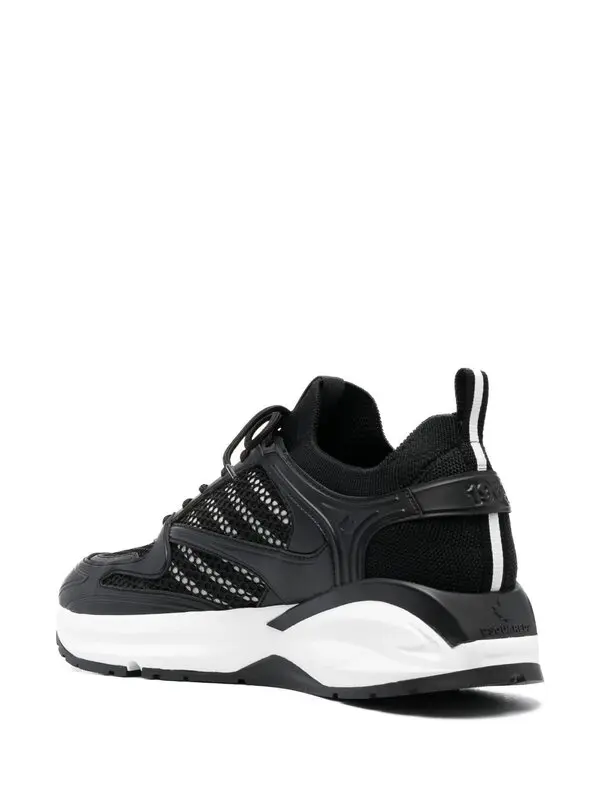 Dsquared2 X Dash Panelled Low-top Sneakers - Black