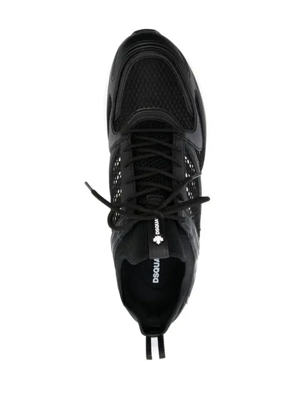 Dsquared2 X Dash Panelled Low-top Sneakers - Black