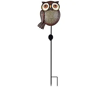 SUNSET VISTA DESIGNS Sunset Vista Owl Solar Stake 42 - One-color