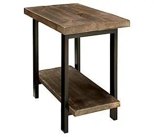 ALATERRE FURNITURE Pomona Metal And Wood End Ta Ble - One-color