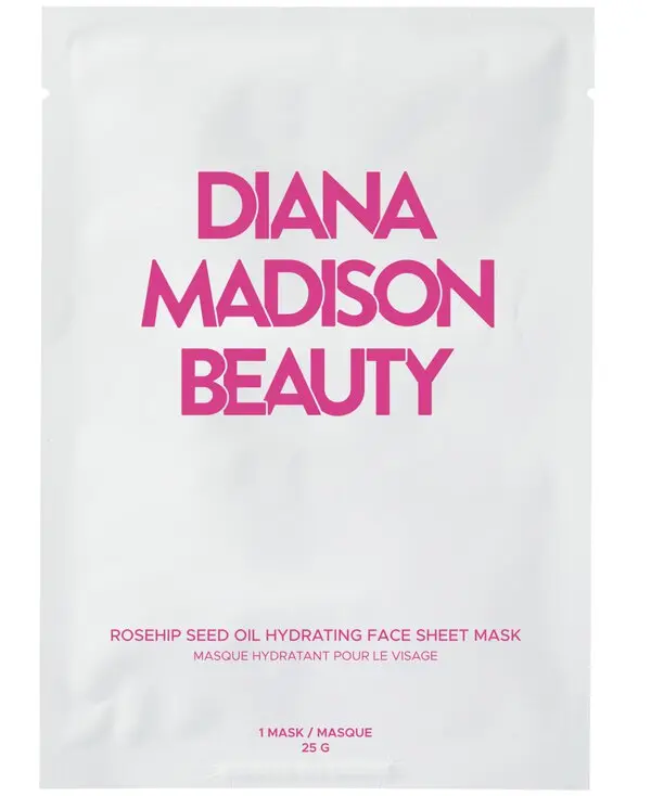 DIANA MADISON BEAUTY The Glow Factor Rosehip Seed Oil Hydrating Face Sheet Mask - No Color