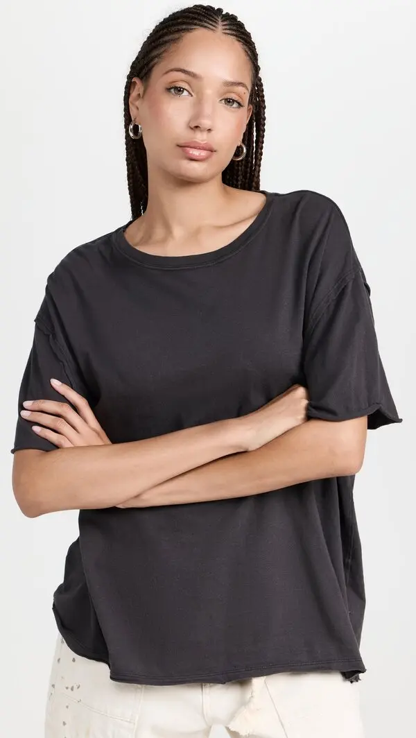 Free People Nina Tee - Black