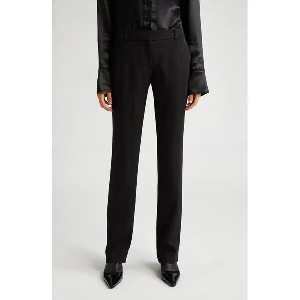 Acne Studios Pimmy Wool Blend Crepe Pants