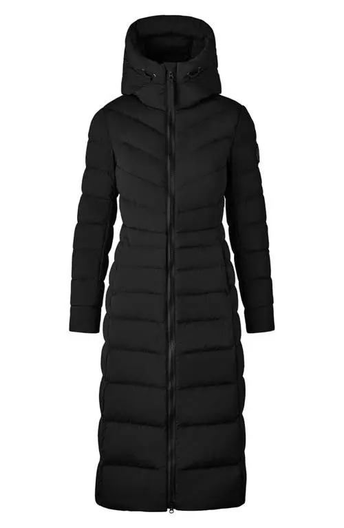 Canada Goose Clair Long Down Puffer Coat - Black - Noir