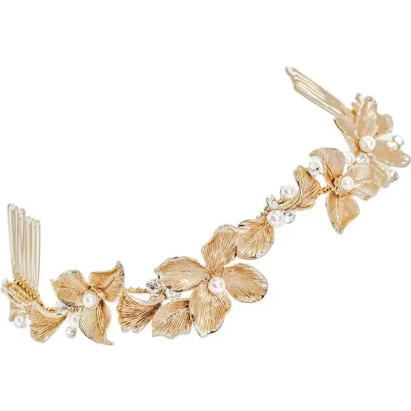 Brides & Hairpins Noemie Halo Crown Comb - Gold