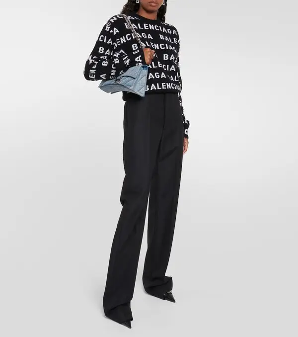 Balenciaga Logo Wool Sweater