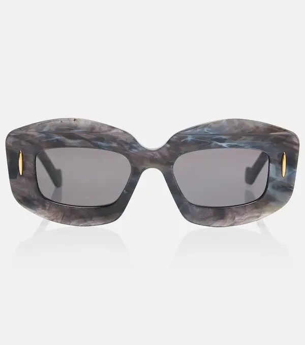 Loewe Rectangular Acetate Sunglasses - Grey