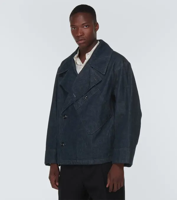 Lemaire Dispatch Denim Jacket In Blue - 30% Off | Editorialist