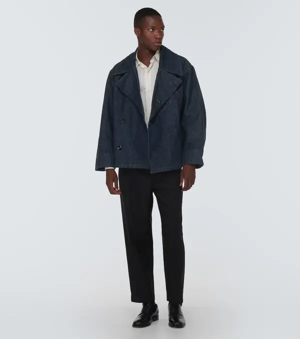 Lemaire Dispatch Denim Jacket In Blue - 30% Off | Editorialist