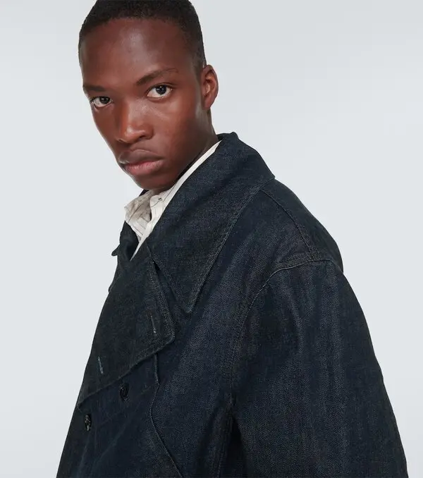 Lemaire Dispatch Denim Jacket In Blue - 30% Off | Editorialist