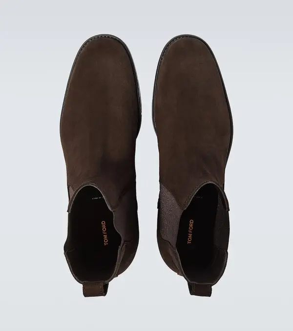 TOM FORD Suede Chelsea Boots