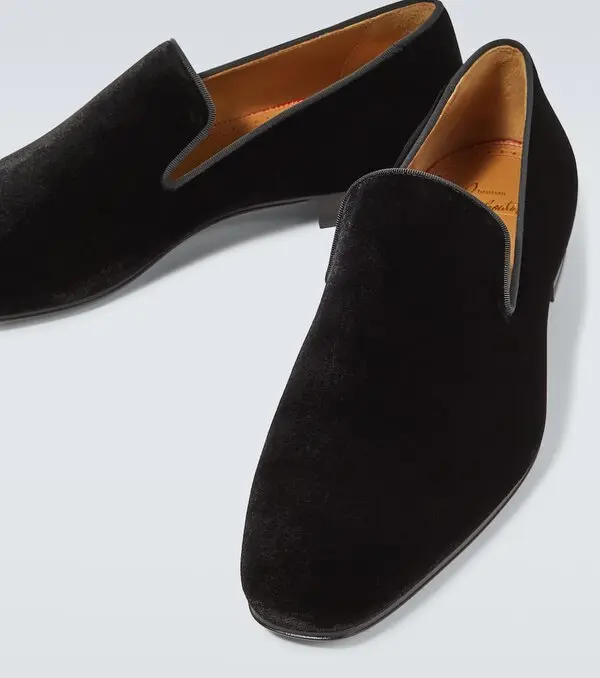 CHRISTIAN LOUBOUTIN Velvet Loafers