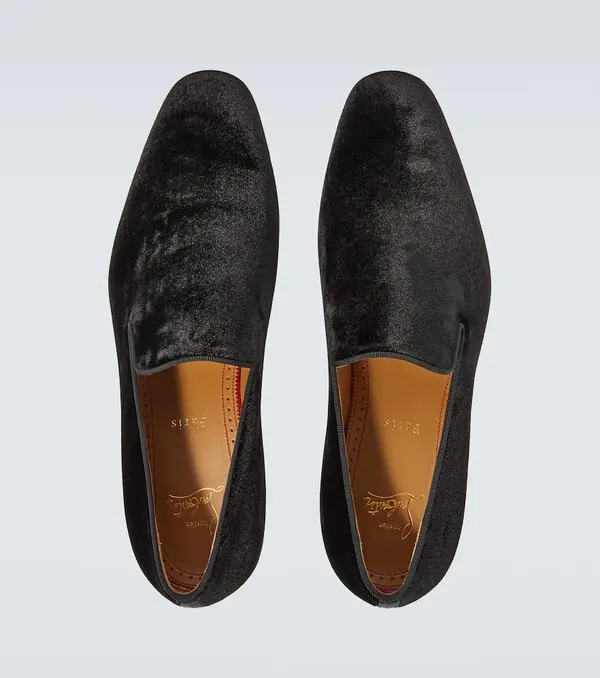 CHRISTIAN LOUBOUTIN Velvet Loafers