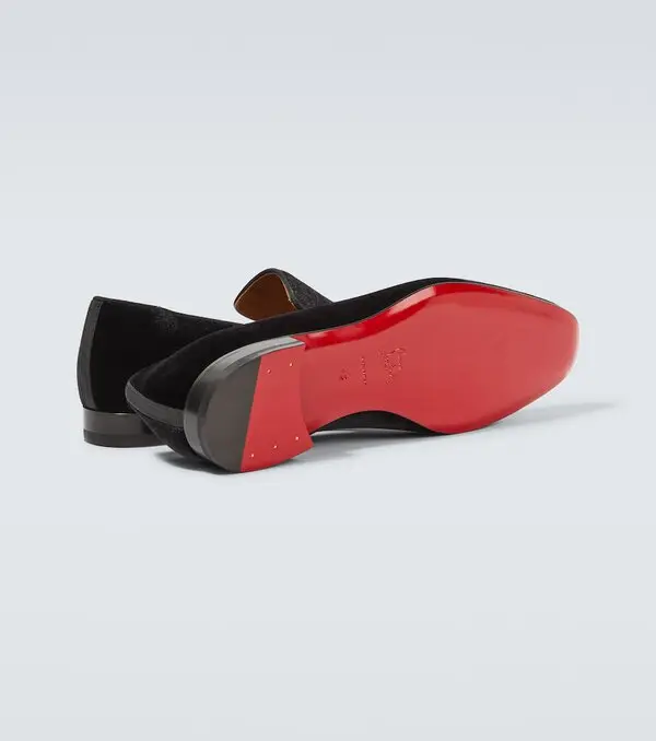 CHRISTIAN LOUBOUTIN Velvet Loafers