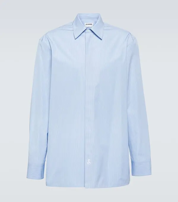JIL SANDER Pinstriped Cotton Shirt
