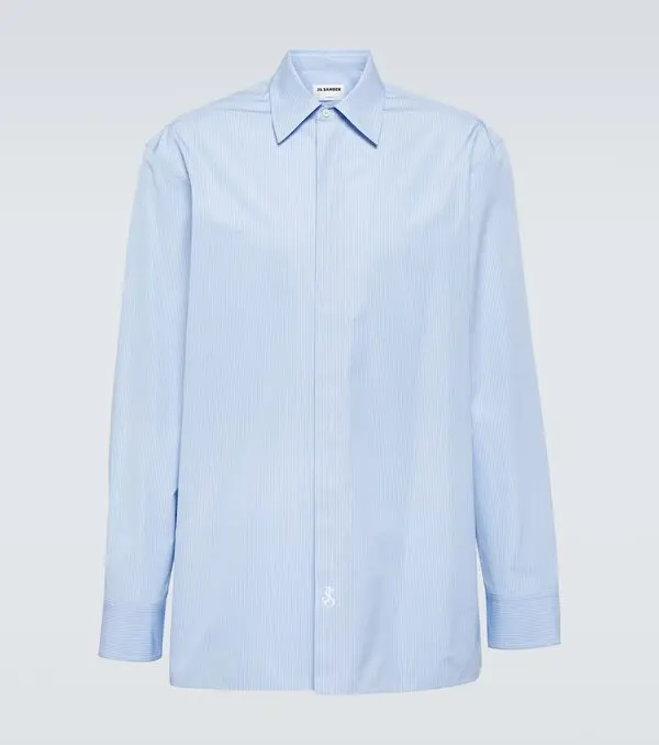 JIL SANDER Pinstriped Cotton Shirt
