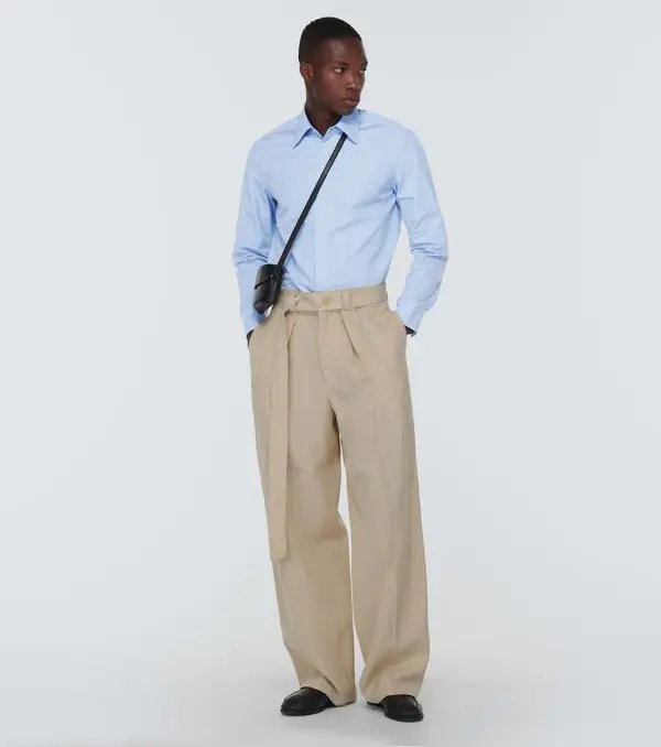 JIL SANDER Pinstriped Cotton Shirt