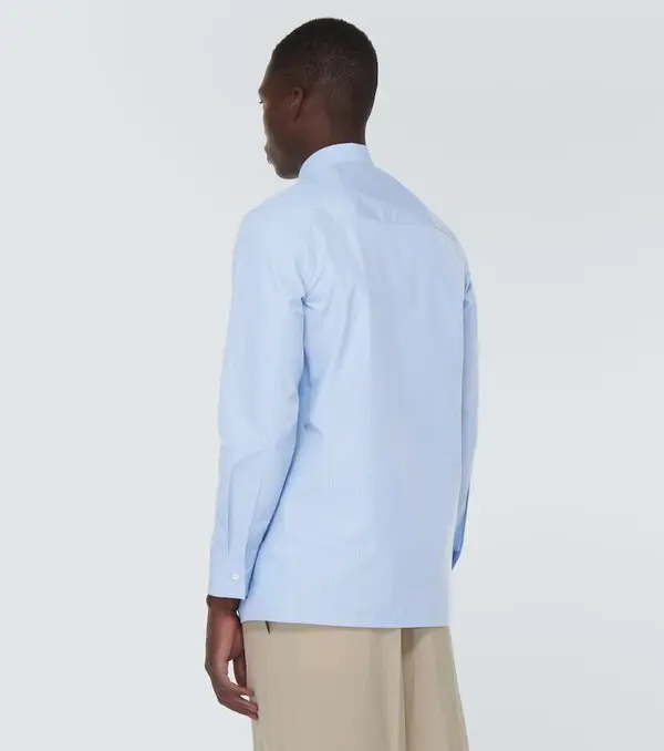 JIL SANDER Pinstriped Cotton Shirt