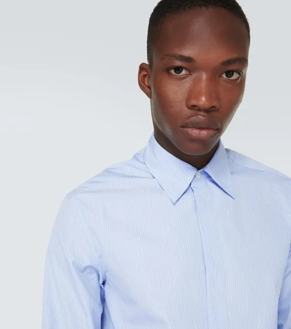 JIL SANDER Pinstriped Cotton Shirt