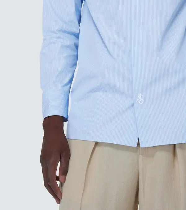 JIL SANDER Pinstriped Cotton Shirt