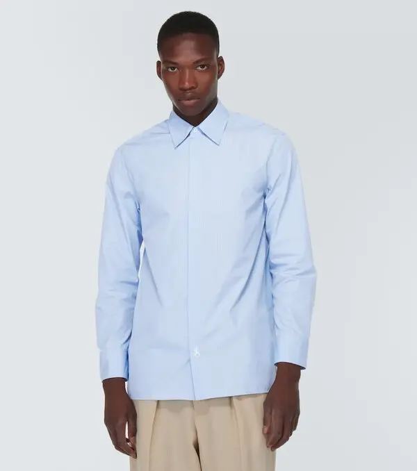 JIL SANDER Pinstriped Cotton Shirt