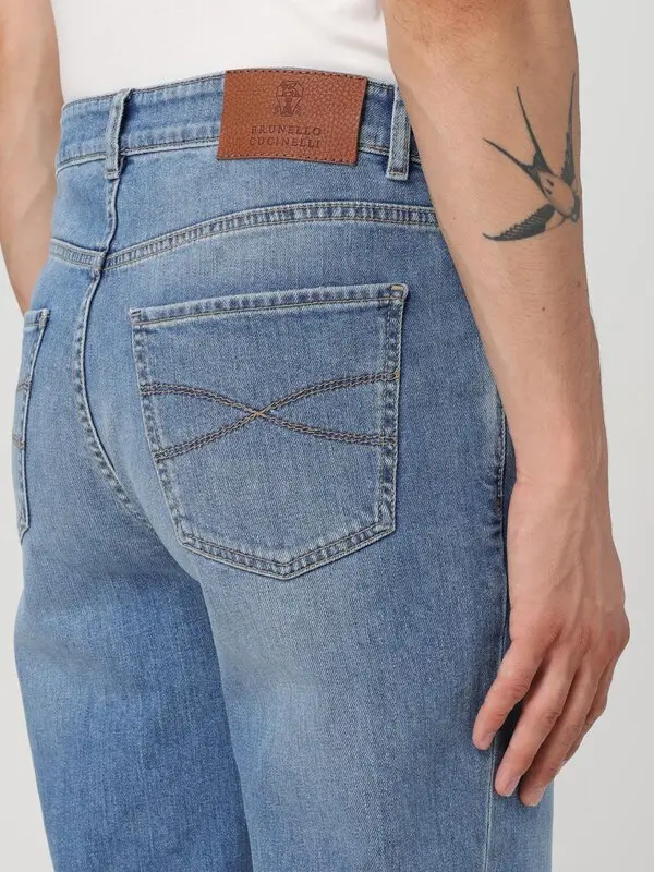 Brunello Cucinelli Light Wash Jeans - Blue 1