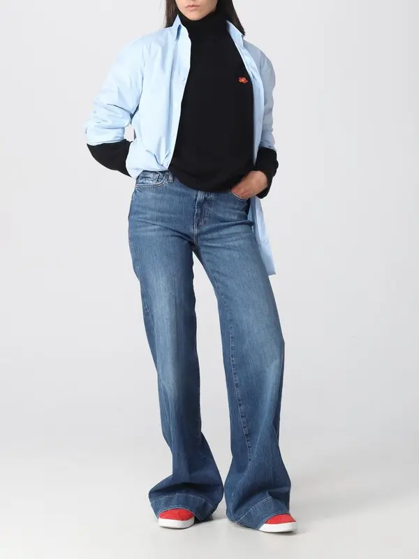 Kenzo Boke Flower Crest Sweater In Wool
