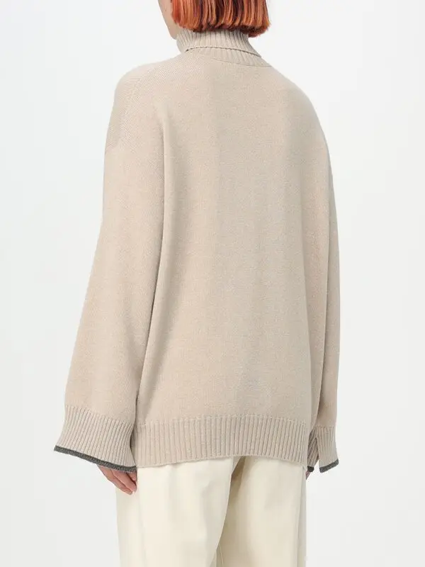 Brunello Cucinelli Cashmere Turtleneck Sweater - Beige