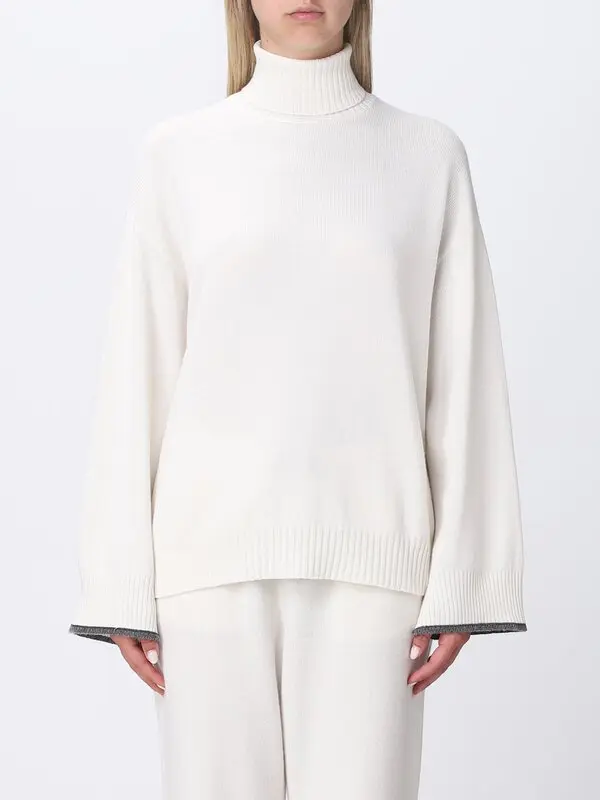 Brunello Cucinelli Cashmere Sweater - White