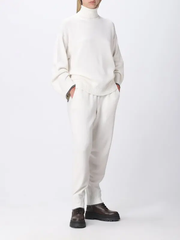 Brunello Cucinelli Cashmere Sweater - White