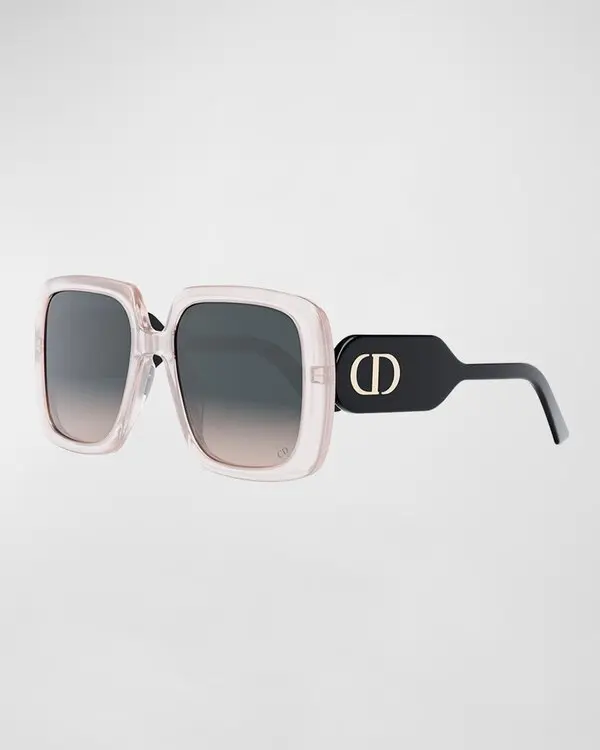 Dior Diorbobby S2u Sunglasses - Pink/Black Smoke | Editorialist display picture 2