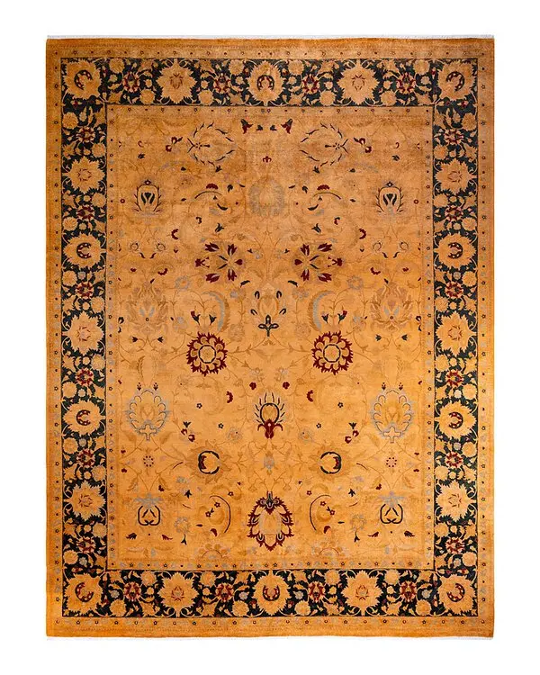 Bloomingdale'S Fine Vibrance M1406 Area Rug, 8'10 X 11'9 - Orange