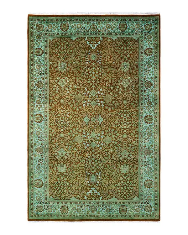 Bloomingdale'S Fine Vibrance M1416 Area Rug, 5'3 X 8'2 - Orange