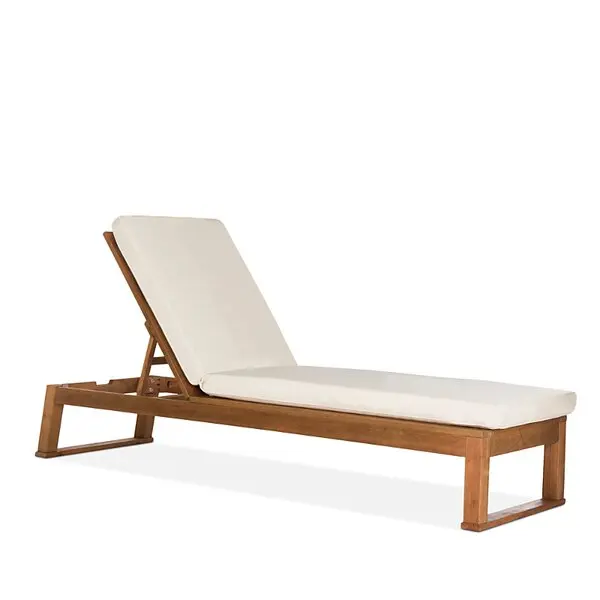 SAFAVIEH Solano Outdoor Sun Lounger - Beige