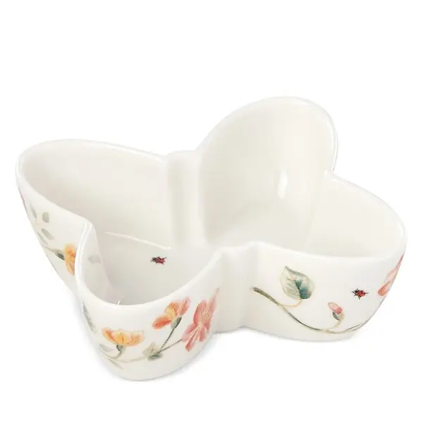 LENOX Butterfly Meadow Butterfly-shaped Bowl - White