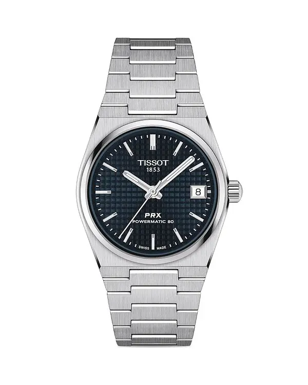 TISSOT Prx Powermatic 80 Watch - Blue/silver