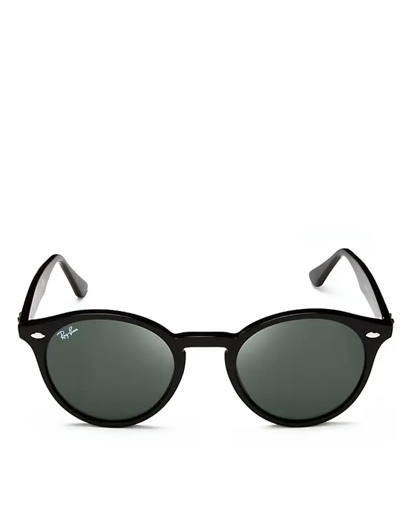 Ray-ban Round Sunglasses 49mm - Black/gray