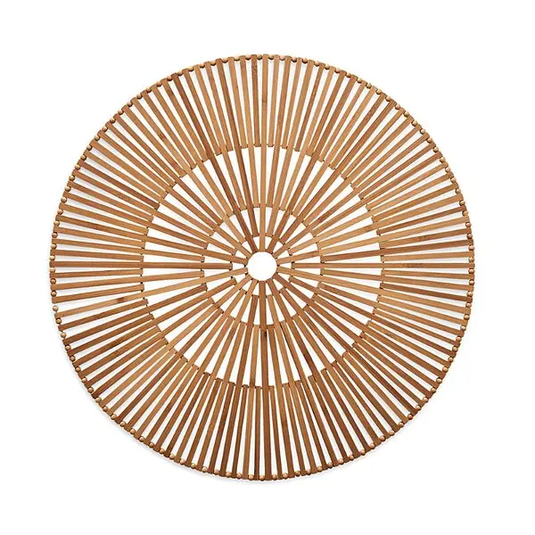 KIM SEYBERT Spoke Placemats, Set Of 4 - Brown