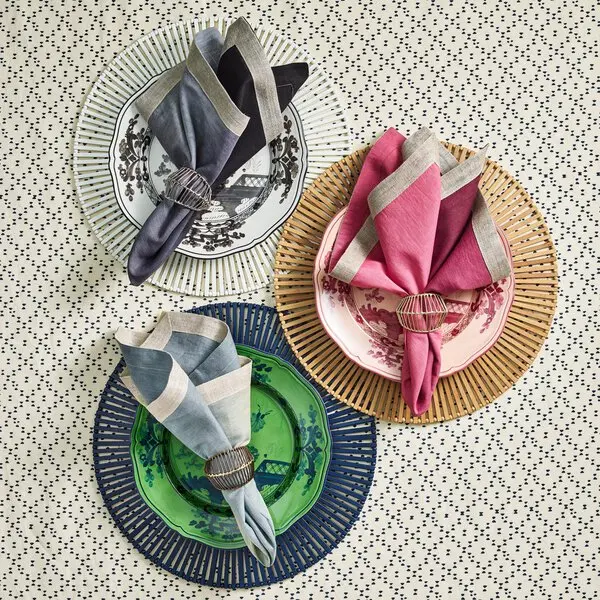 KIM SEYBERT Spoke Placemats, Set Of 4
