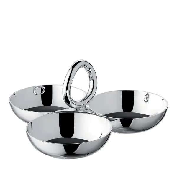 Christofle Vertigo 3-part Appetizer Dish