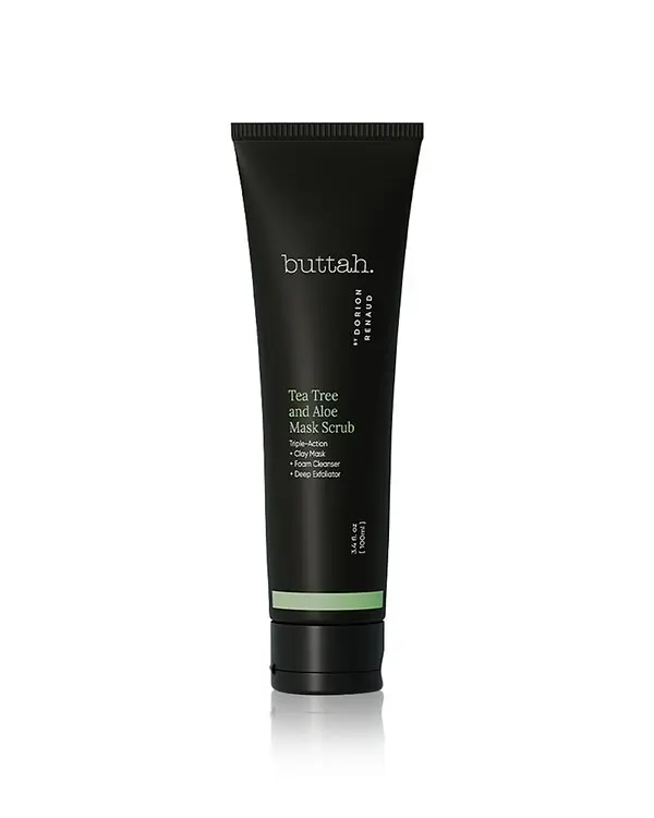 BUTTAH SKIN Tea Tree & Aloe Exfoliating Scrub 3.4 Oz - No Color