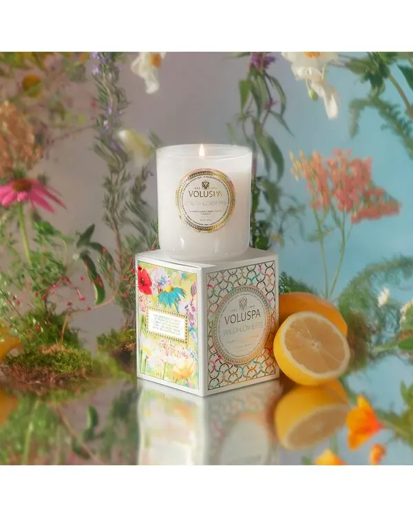 Voluspa Volupsa Wildflowers Classic Candle 9.5 Oz - Multi