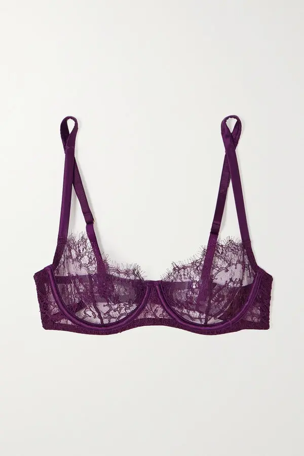 COCO DE MER Lunaria Lace Underwired Balconette Bra