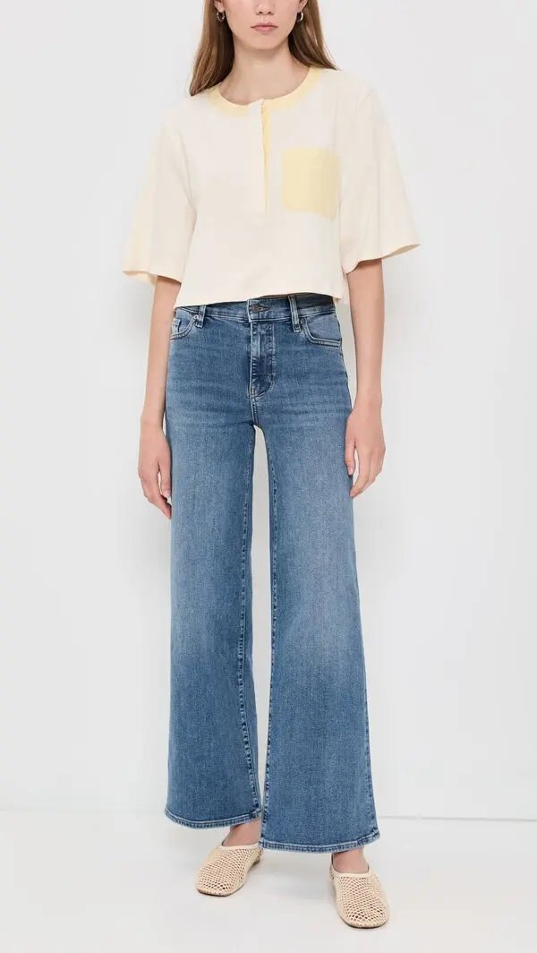 FRAME Le Slim Palazzo Jeans