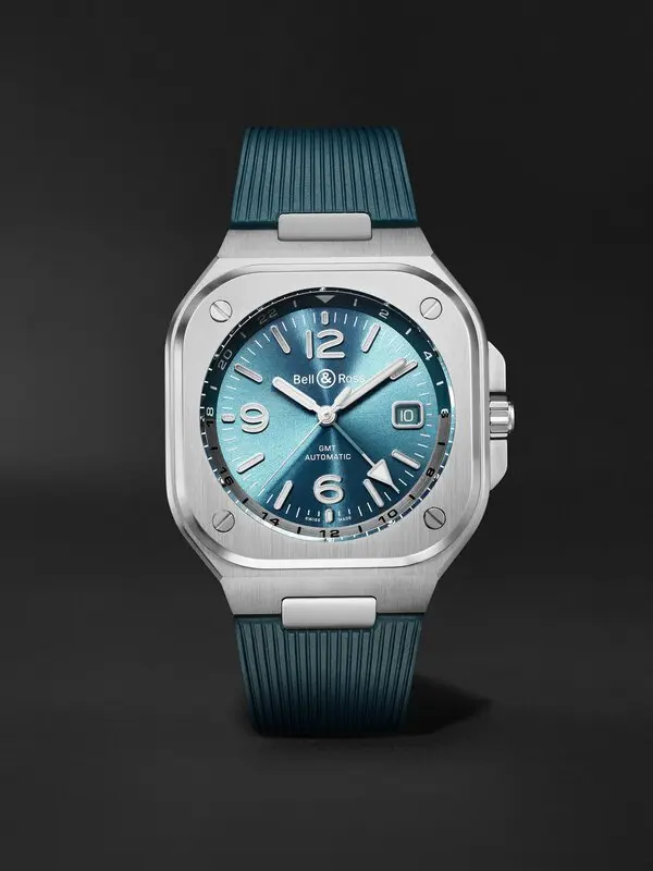 BELL & ROSS Br 05 Gmt Automatic 41mm Watch - Blue