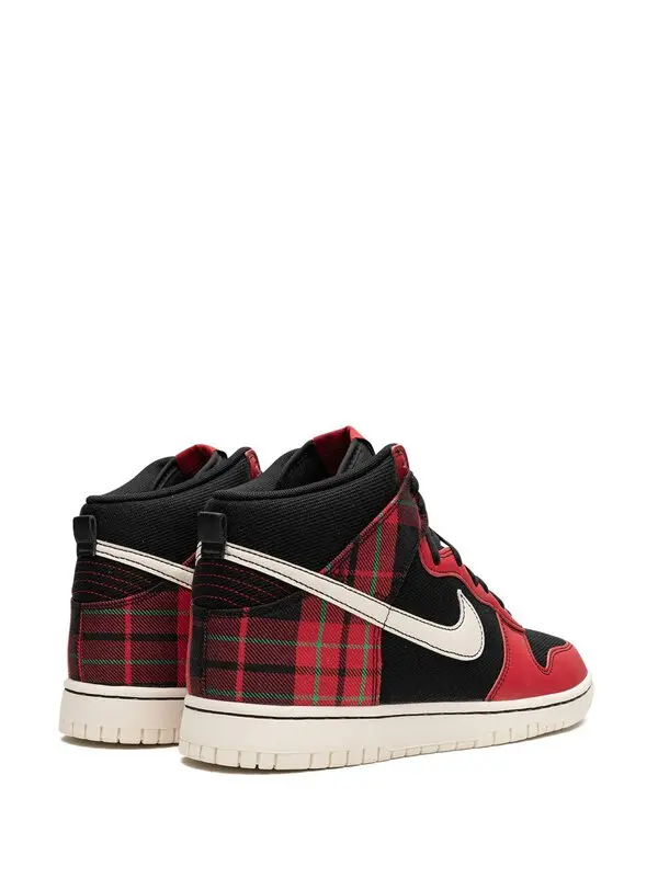 Nike Dunk High Plaid Sneakers