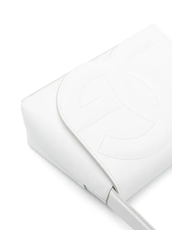 Dolce & Gabbana Logo-embossed Shoulder Bag - White