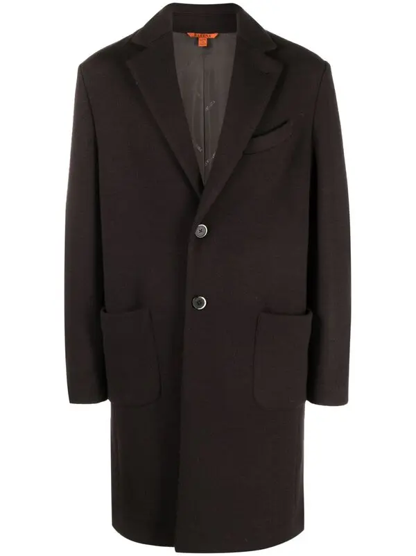 Barena Venezia Notched-collar Single-breasted Coat - Brown